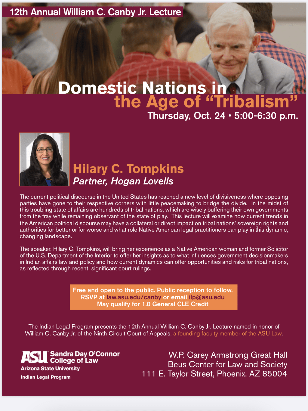 2020 Canby Lecture — Hilary C. Tompkins – Turtle Talk