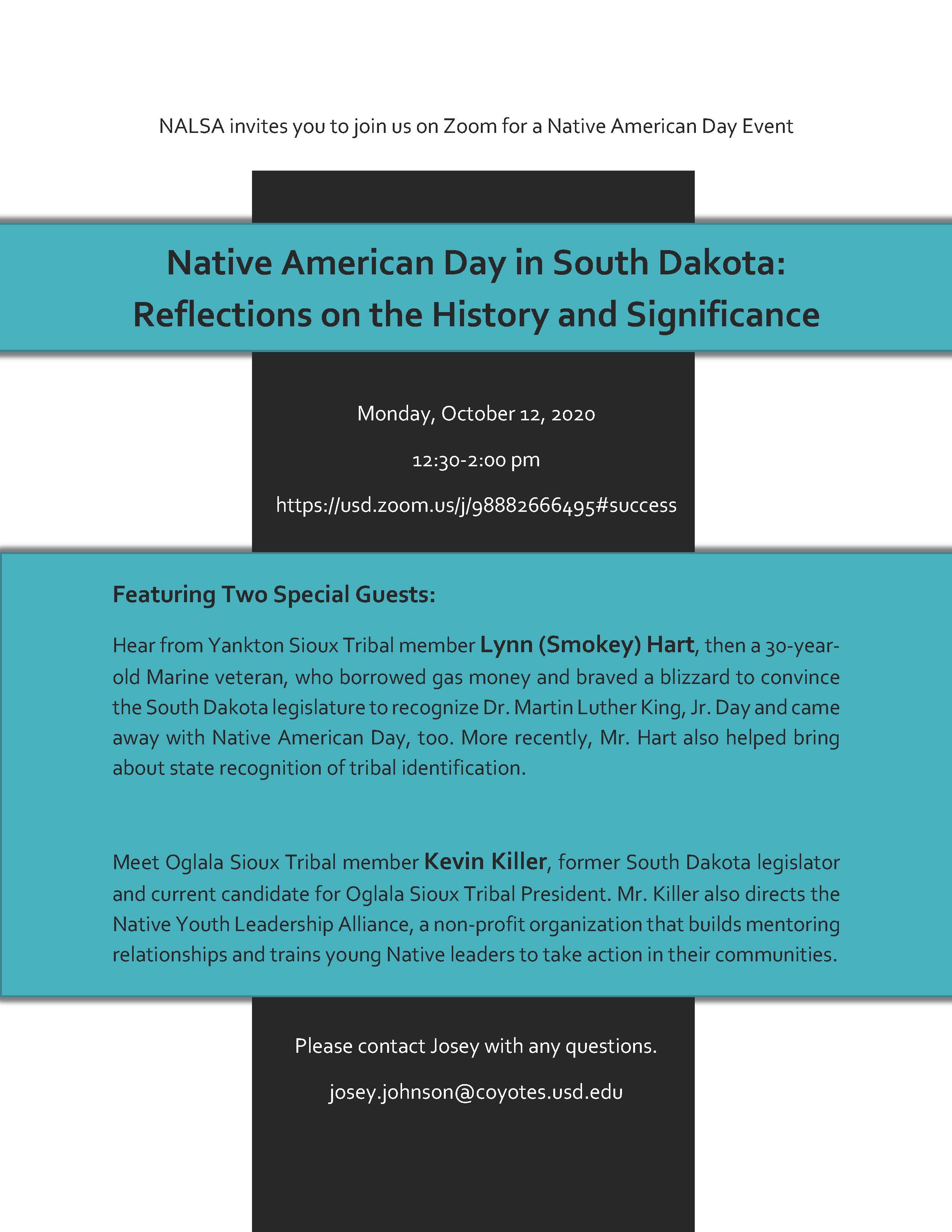 USD NALSA Native American Day Zoom Event – Turtle Talk