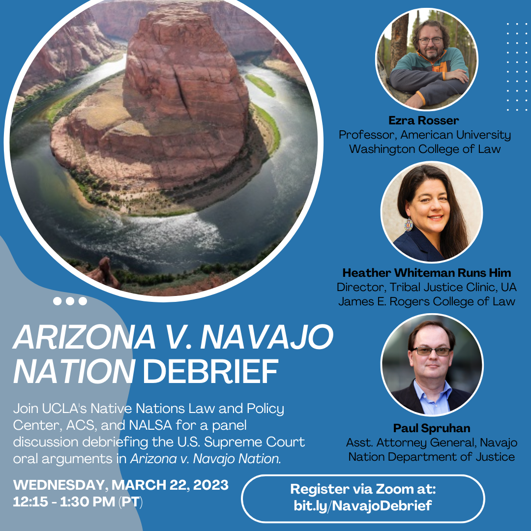 UCLA Debrief of Oral Argument in Arizona v. Navajo Nation – Turtle Talk