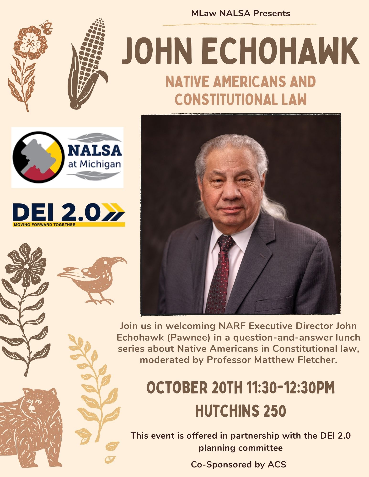 John Echohawk at UM Friday! – Turtle Talk