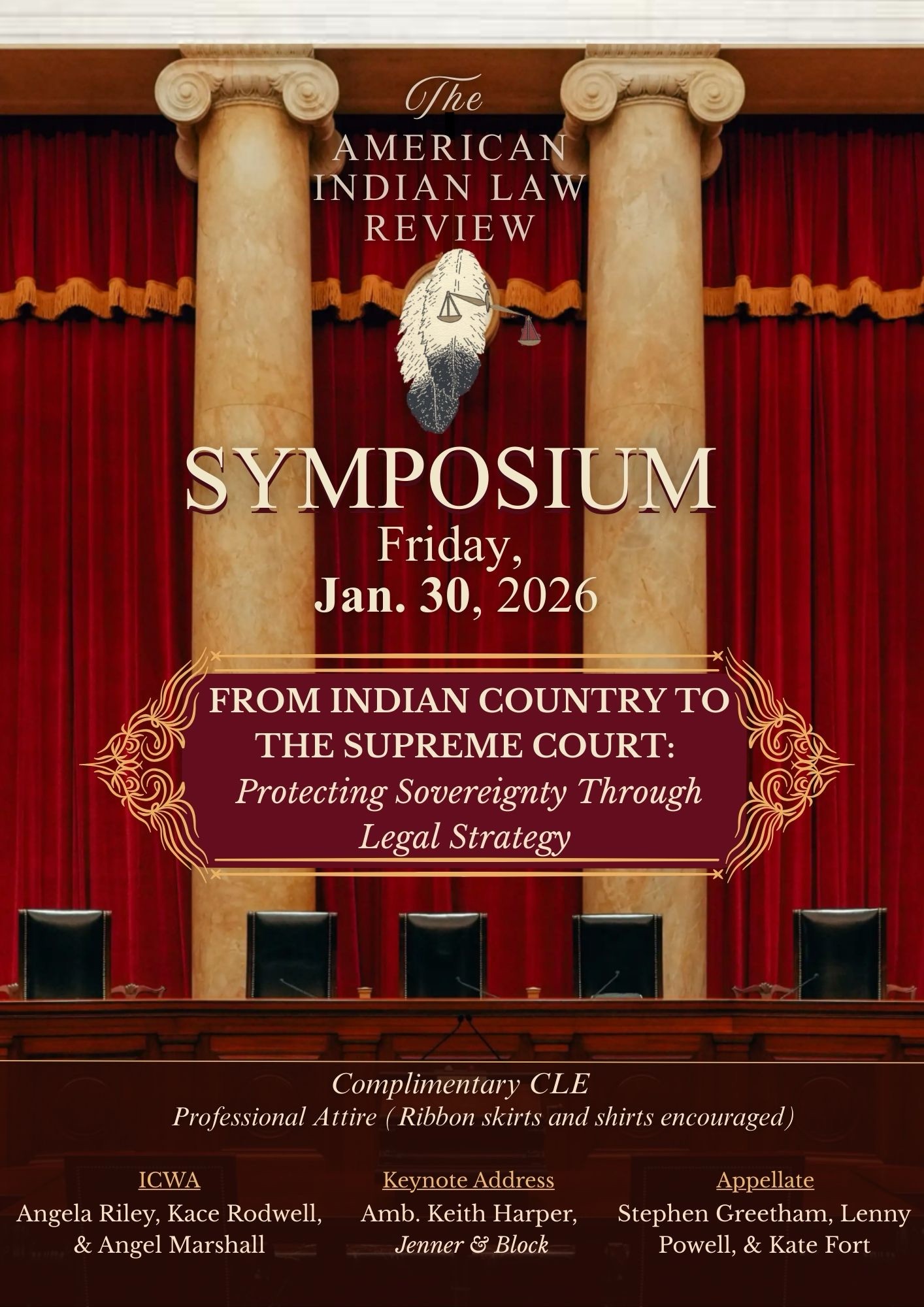 American Indian Law Review Symposium, Jan. 30, 2026 – Turtle Talk